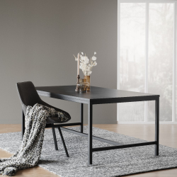 Everett Spisebord | Sort Ask | Rowico | Elm Living